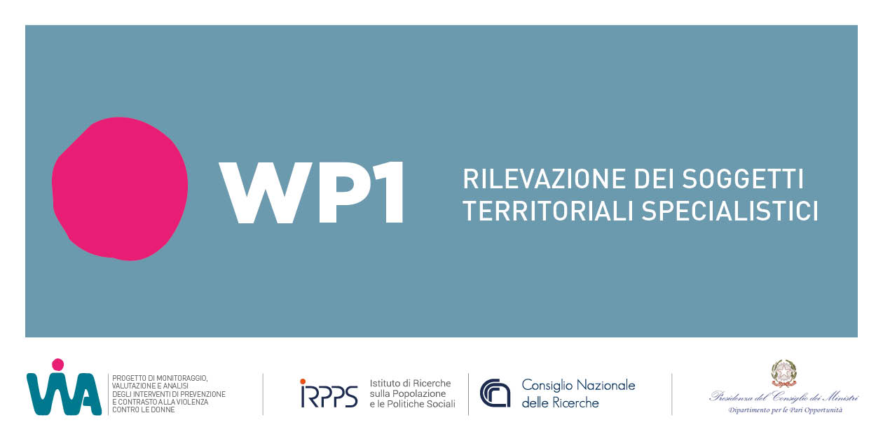 Progetto VIVA - WP1 - Rilevazione dei soggetti territoriali specialistici